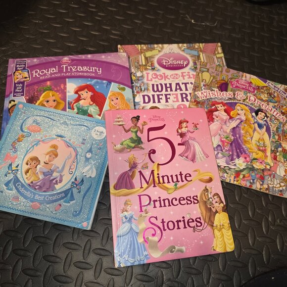 Disney | Toys | Disney Princess Books Set Of 5 | Poshmark